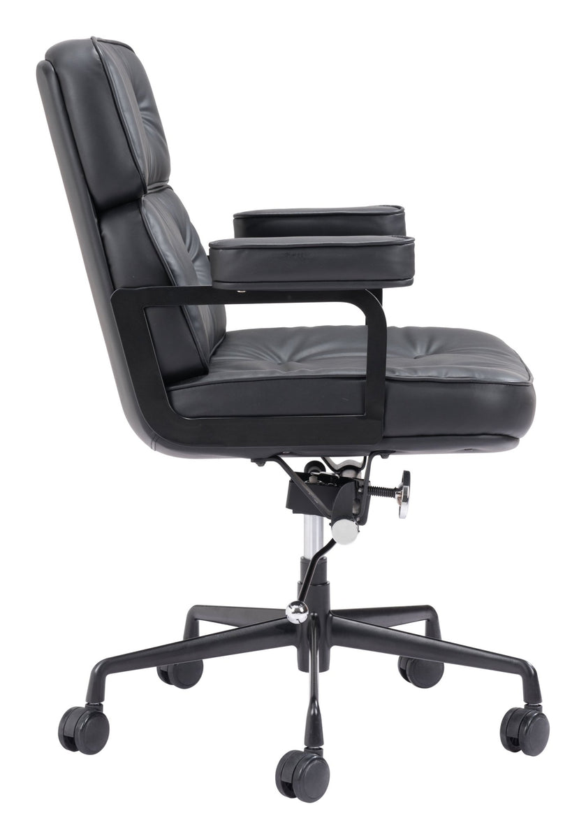 Smiths Office Chair Black – Cozy Roots Decor